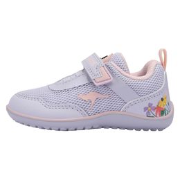 Kangaroos M&auml;dchen Sneaker "K-BFI ROOTS EV", Gr. 25, rosa, Mesh, Synthetik, Schuhe, Barfu&szlig;schuh f&uuml;r Kinder mit Klettverschluss