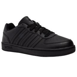 Sneaker K-Swiss "COURT KALI", Herren, Gr. 41, schwarz, schwarz, Synthetik, Schuhe Sneaker