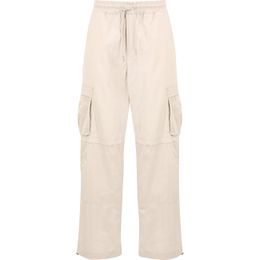 Cargohose DEF "DEF Herren DEF BIG Cargopant", Herren, Gr. XL, US-Gr&ouml;&szlig;en, beige (sand), 60% Polyester, 40% Polyimid, unifarben, loose fit, Hosen Cargohose