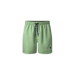 Badeshorts MCS "MCS Swim shorts MCGarland", Herren, Gr. L, Normalgr&ouml;&szlig;en, granite gr&uuml;n, Obermaterial: 100% Polyester, Badehosen Badeshorts
