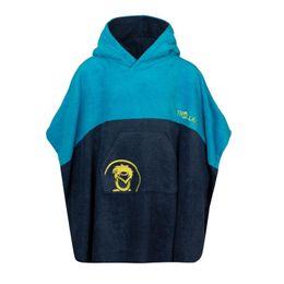 Badeponcho Trollkids "KIDS KVALVIKA SURF PONCHO", Kinder, Gr. 98, vivid blau, mystic blau, Obermaterial: 100% Polyester, Hausm&auml;ntel, f&uuml;r Kinder und Jugendliche, sportlicher Stil, bequeme Passform