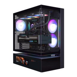 Cougar Gaming-PC "CFV235 Vision BK 8079 AMD Ryzen 9 9950X3D 32GB DDR5 2TB SSD RTX 5090", schwarz, Microsoft Windows 11 Home (64 Bit), 32 GB RAM 2.000 GB SSD, Desktop-PCs, Windows 11, DDR5 RAM, Wasserk&uuml;hlung