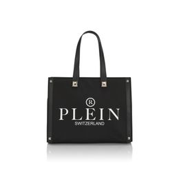 Shopper Philipp Plein "Mit Nieten Verziert", Damen, 02, schwarz, Taschen Shopper