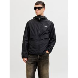 Jack & Jones Outdoorjacke JACK & JONES "JCOCLUB LIGHT JACKET SN", Herren, Gr. L, schwarz, Web, Obermaterial: 100% Polyester, regular fit normal, Jacken Outdoorjacke