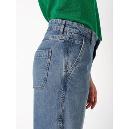 Toni Damen Weite Jeans "Liv"summer blau, Gr. 38, Denim/Jeans, Obermaterial: 100% Lyocell, Jeans, im Five-Pocket Style