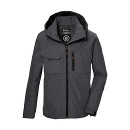 Killtec Jungen Funktionsjacke "KOS 140 BYS JCKT", grau, Gr. 176, Obermaterial: 100% Polyester.Futter: 100% Polyester, Jacken, Wasserdichte Kids-Jacke