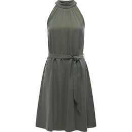 Ragwear Damen A-Linien-Kleid "Angylee Print YOUMODO", gr&uuml;n, Gr. XL, Material: 80% Viskose, 20% Polyester, Kleider, Leichtes Sommerkleid mit