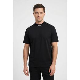 T-Shirt BOSS Green, Herren, Gr. L, schwarz001, Single Jersey, Obermaterial: 95% Baumwolle, 5% Elasthan, unifarben, relaxed fit normal, Rundhals, Shirts T-Shirt