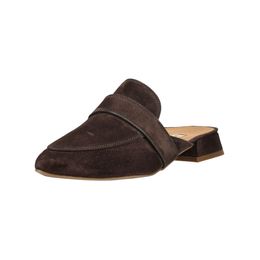 Pantolette Paul Green "Paul Green Pantoletten Veloursleder", Damen, Gr. 40, moro, Veloursleder, Schuhe Pantolette