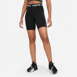 Nike Damen Shorts "W NP 365 SHORT 8IN", schwarz, Gr. S, Obermaterial: 83% Polyester, 17% Elasthan, Hosen, Nike Pro