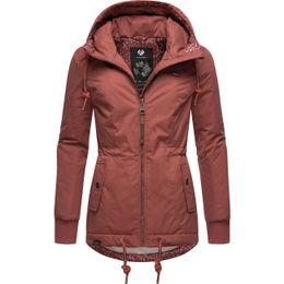 Ragwear Damen Winterjacke "YM-Danka", orange, Gr. S, Au&szlig;enmaterial: 100% Polyester. Innenfutter: 100% Polyester. Wattierung: 100% Polyester, Jacken,