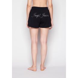 JOOP! Homewearpants JOOP "Rhinestone (JOOP Jeans)", Damen, Gr. S, N-Gr, schwarz, Jersey, Obermaterial: 95% Modal, 5% Elasthan, extrakurz, Hosen, mit seitlichen Taschen und Gummizug