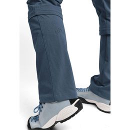 Zip-off-Hose Maier Sports "Da-Zip Off Hose el. Arolla", Damen, Gr. 36, N-Gr, blau (ensign blau), Obermaterial: 90% Polyamid, 10% Elasthan, Hosen