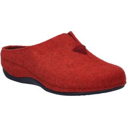Hausschuh Josef Seibel "Cholet 06, rot-kombi", Damen, Gr. 37, rot (rot, kombi), Obermaterial: 100% Textilmaterial TEXMAT., Schuhe Hausschuh
