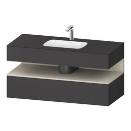 Duravit Einbauwaschtisch-M&ouml;bel-Set Qatego 120x55x60cm, T m/Gr m, Kon-WTU, Nischenb (QA4787083490010)