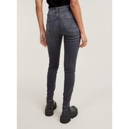 G-Star Raw G-STAR Damen 5-Pocket-Jeans "3301 Skinny Jeans"faded schwarz magnet, Gr. 31, Obermaterial: 91% Baumwolle, 8% Elastomultiester, 1% Elasthan, Jeans