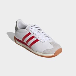 Sneaker adidas Sportswear "RUNVISTA", Damen, Gr. 36, cloud wei&szlig;, better scarlet, matte silber, Leder, Synthetik, Schuhe Sneaker
