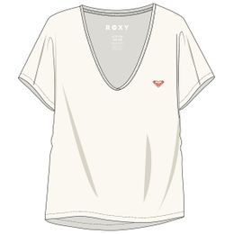 T-Shirt Roxy "NIGHTFALL", Damen, Gr. S (36), coconut milk, Obermaterial: 100% Baumwolle, Rundhals, Shirts T-Shirt, sportlicher Stil, f&uuml;r vielseitige Aktivit&auml;ten, Rundhalsausschnitt