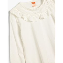 KOTON Shirt M&auml;dchen Gr&ouml;&szlig;e 74/80 ecru