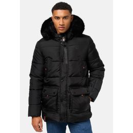 STONE HARBOUR Herren Steppjacke "Mironoo", schwarz, Gr. M, Oberstoff: 100% Polyester; Futter: 100% Polyester; Wattierung: 100% Polyester;