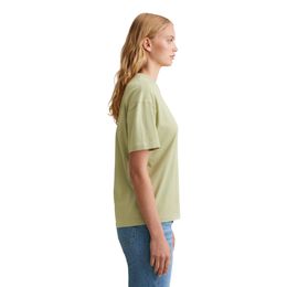 Marc O'Polo Damen T-Shirt "aus Organic Cotton", gr&uuml;n, Basic, Gr. XXS, MARC O'POLO DENIM, unifarben, Obermaterial: 100% Baumwolle, Shirts