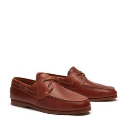 Bootsschuh Timberland "CEDAR BAY ESSENTIAL BOAT SHOE", Herren, Gr. 41,5, md brn f grain, Leder, Schuhe Bootsschuh, aus Leder