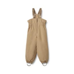 Wheat M&auml;dchen Latzhose "Wheat Ski Pants Sal"walnut, Gr. 98, 100% Polyester (Recycelt), Hosen