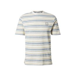 INDICODE Jeans T-Shirt 'Eron' Herren Gr&ouml;&szlig;e XL blau / grau / wei&szlig;