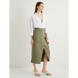 KOTON Rock Damen Gr&ouml;&szlig;e 42 khaki
