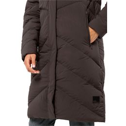 Jack Wolfskin Damen Daunenmantel "MARIENPLATZ COAT W RDS"peat, Gr. L, Obermaterial: 87% Polyamid, 13% sonstige Fasern. Futter: 100% Polyester.