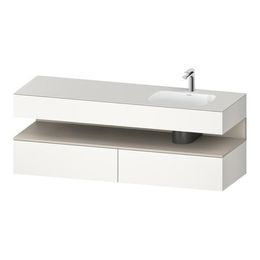 Duravit Einbauwaschtisch-M&ouml;bel-Set Qatego 160x50x60cm, Kon-WTU, B, B r, T m/we m (QA4796091840010)