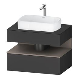 Duravit Waschtischunterschrank Qatego 80x55x60cm, ba m/Gr m, Pl, 1 Schubkast. (QA4730043490000)