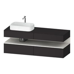Duravit Waschtischunterschrank Qatego 160x55x60cm, w m/Gr m, Pl, Beck. li (QA4777084800000)
