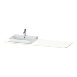 Duravit Waschtisch-Konsole Happy D.2 Plus 160x55cm, m 1 AS, Beck. li, we s-matt (HP031HL3636)