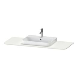 Duravit Waschtisch-Konsole Happy D.2 Plus 130x55cm, m 1 AS, B mit, Nord we s-matt (HP031KM3939)