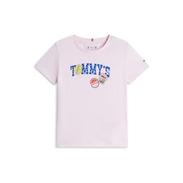 Tommy Hilfiger T-Shirt 'RUNNING FRUIT' M&auml;dchen Gr&ouml;&szlig;e 98 himmelblau / gelb / ros&eacute; / wei&szlig;