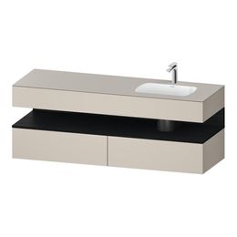 Duravit Einbauwaschtisch-M&ouml;bel-Set Qatego 160x50x60cm, Kon-WTU, B, B r, E sw/tau m (QA4796016910010)