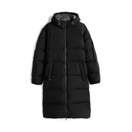 Tommy Hilfiger Herren Steppmantel "DOWN PARKA", schwarz, Gr. L, Web, Obermaterial: 100% Polyester, M&auml;ntel, regular fit, Wintermantel, mit fester