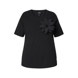 Ulla Popken T-Shirt Damen Gr&ouml;&szlig;e M/L schwarz