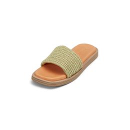 Marc O'Polo MARC O'POLO Damen Sandale "in Raffiabast-Optik", Gr. 42, beige, Obermaterial: 100% Polyester, unifarben, Schuhe