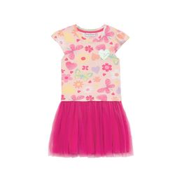 DANAMADE M&auml;dchen T&uuml;llkleid "DANAMADE Dresses DIASMINA", rosa, Gr. 146, Oberteil: 95% Baumwolle 5% Elasthan / Rock: 100% Polyester / Futter: 100%