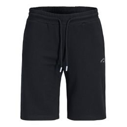 Jack & Jones PlusSize Herren Sweatshorts "JPSTGORDON COLLEGE SWEAT SHORTS MI PLS"schwarz, Gr. 44, JACK & JONES PLUSSIZE, Hosen