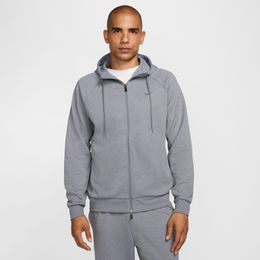 Kapuzensweatshirt Nike "M NK DF UV PRIMARY FZ HOODIE", Herren, Gr. XXL, cool grau, ht, Obermaterial: 78% Polyester, 22% Baumwolle, normal, Rundhals, Sweatshirts Kapuzensweatshirt, sportlicher Stil, mit Kapuze, f&uuml;r Freizeit und Training
