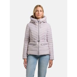 Khujo Outdoorjacke "Lorella"raindrops lila, Gr. L, Obermaterial: 100% Nylon; Innenfutter: 100% Nylon; Wattierung: 100% Polyester, Jacken,