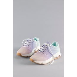 ANISTON SHOES Damen Sneaker, Gr. 38, bunt, Lederimitat, Schuhe, Freizeitschuh, Barfu&szlig;schuh, Slip-on Sneaker