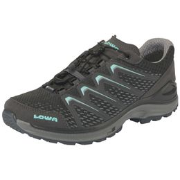 Wanderschuh Lowa "MEADOW GTX LO SL WS", Damen, Gr. 37, graphit, arktis, Synthetik, Textil, Schuhe Wanderschuh, wasserdicht dank Gore-Tex Membrane