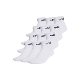 Herren Kurzsocken "Socken Linear Cushioned Ankle 12er Pack", adidas originals, Gr. 37, braun, Obermaterial: 71% Baumwolle CO. 26% Polyester PES. 2%