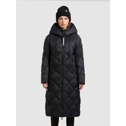 Khujo Damen Steppmantel "CILIA", schwarz, Gr. XL, unifarben, Steppware, Obermaterial: 100% Nylon. Futter: 100% Nylon. Wattierung: 100% Polyester,