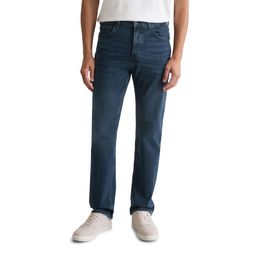 Marc O'Polo Regular-fit-Jeans MARC O'POLO "aus Bio-Baumwoll-Mix", Herren, Gr. 32, L&auml;nge 32, blau schwarz wash, Obermaterial: 99% Baumwolle, 1% Elasthan, unifarben, regular fit normal, Jeans