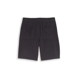 Tom Tailor M&auml;dchen Sweatshorts, schwarz, Gr. 140, unifarben, Sweatware, Obermaterial: 70% Baumwolle, 30% Polyester. Futter: 100% Baumwolle, Hosen,